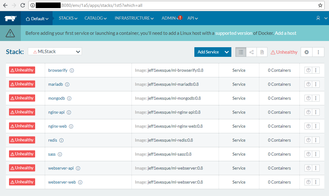 Rancher stack entirely unhealthy · Issue #14182 · rancher/rancher · GitHub