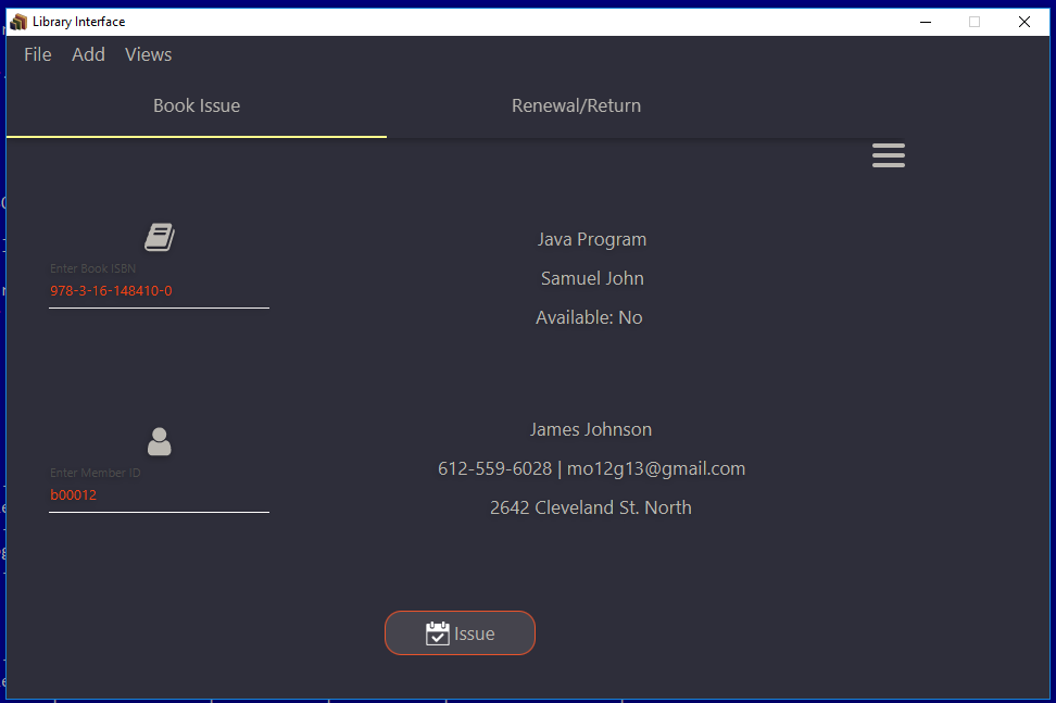 GitHub - momojohnson/JavaFxLibraryApp: A Library app done with Java 8