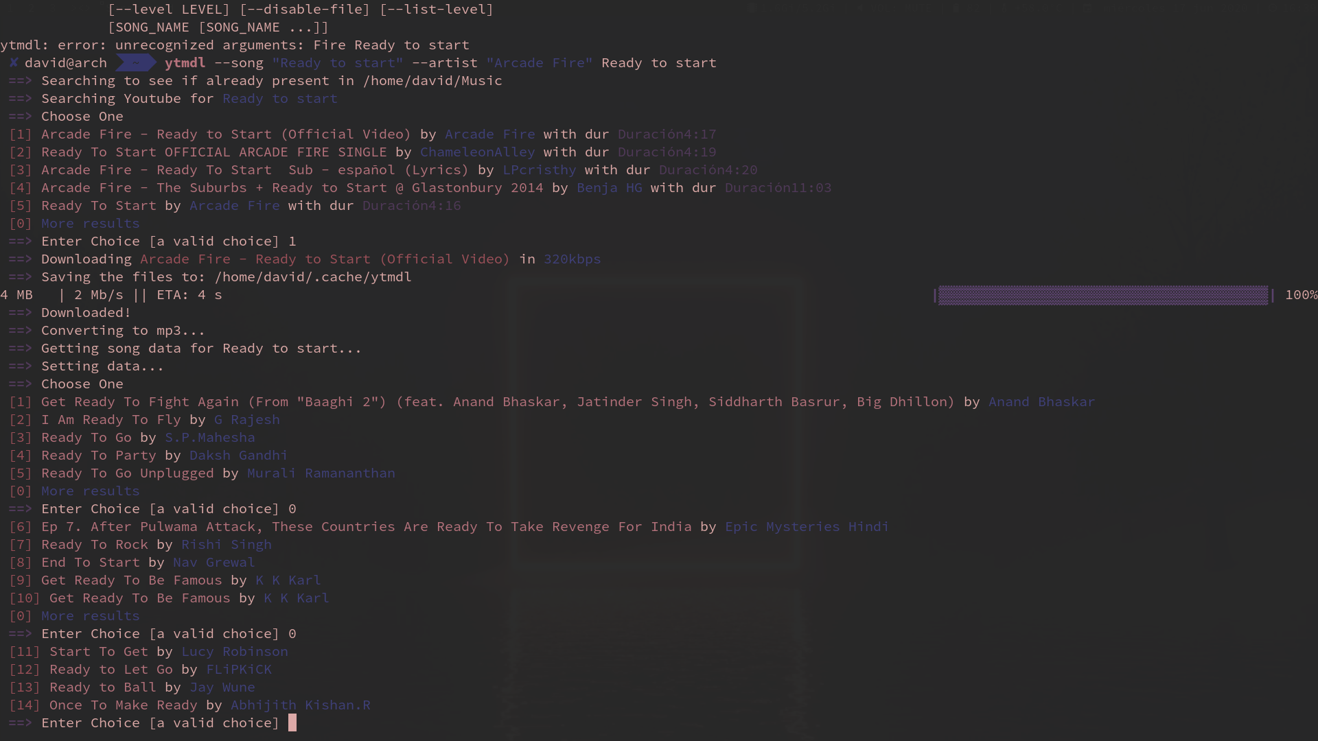 Only get options for indian songs and artists when adding metadata ...