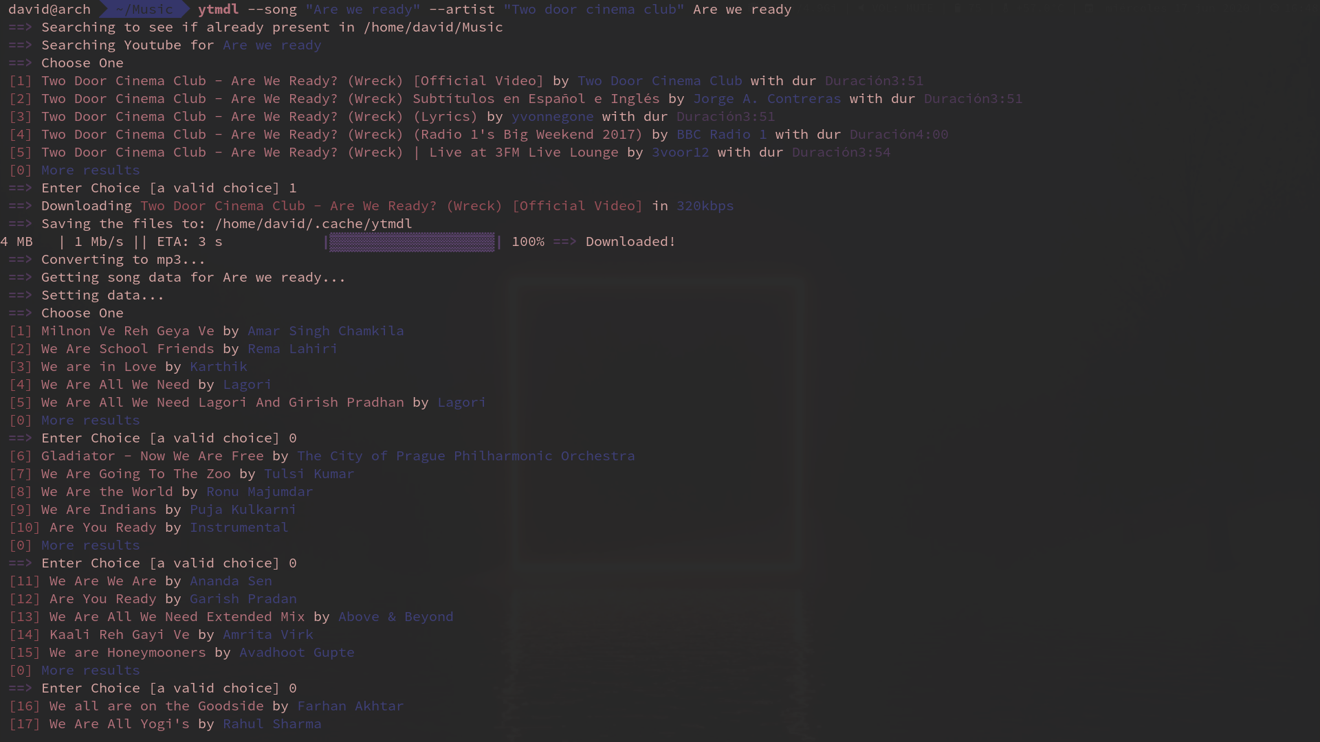 Only get options for indian songs and artists when adding metadata ...