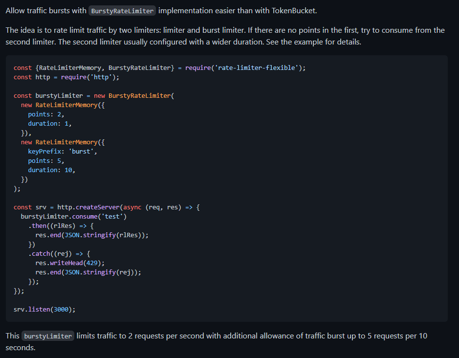 Multiple buckets for same API · Issue #75 · onur-ozkan/nestjs-rate-limiter · GitHub
