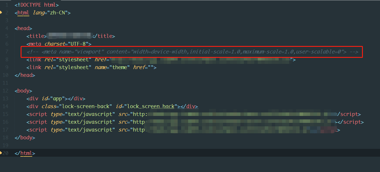 可以让手机上显示页面不自动缩放吗，像iview文档这样 · Issue #896 · iview/iview-admin · GitHub