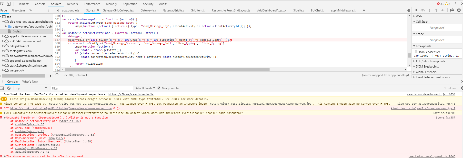 Issues With Redux When Importing Chat In Existing React App · Issue 1146 · Microsoft