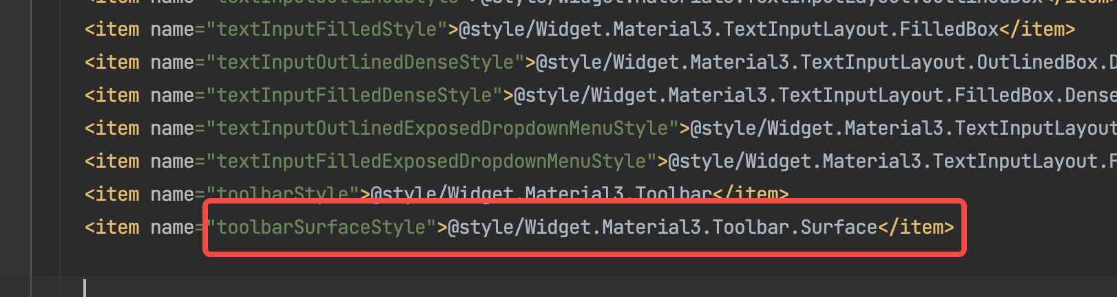 [MaterialToolbar] The color of the subtitle is wrong, which is different from the color ...