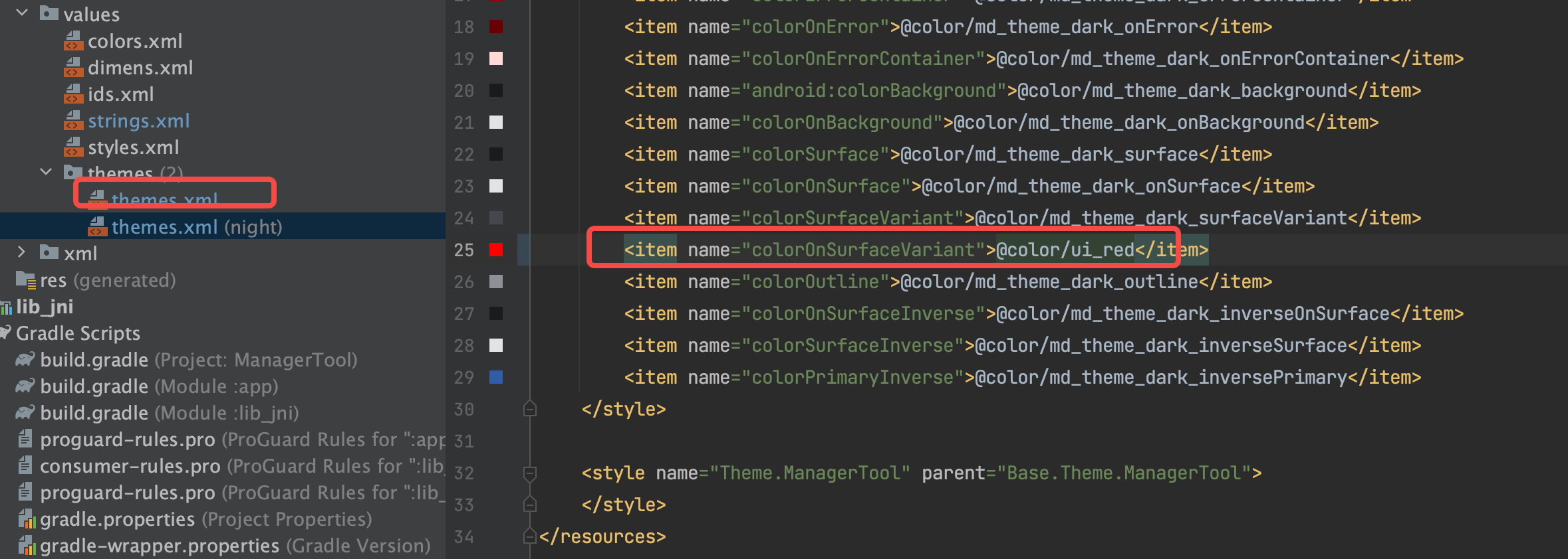 [MaterialToolbar] The color of the subtitle is wrong, which is different from the color ...