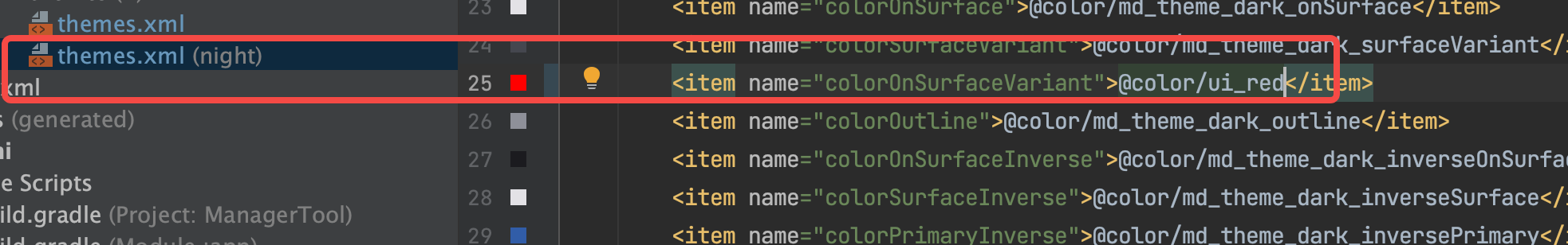 [MaterialToolbar] The color of the subtitle is wrong, which is different from the color ...