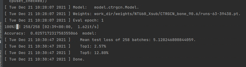 Why is the accuracy of pre-trained models very low? · Issue #17 · Uason-Chen/CTR-GCN · GitHub