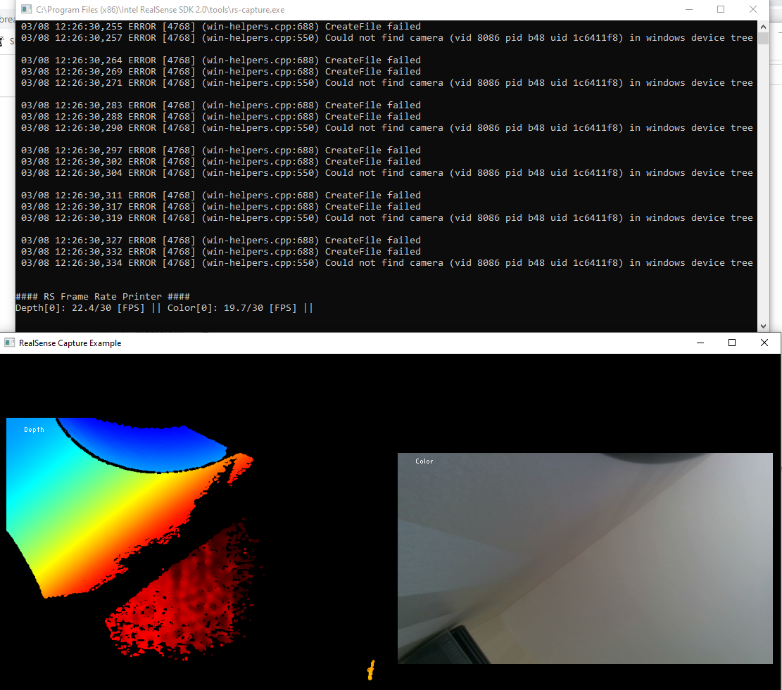 SR305 showing up as SR300 and RGB and depth stream locking up after seconds. · Issue #6959 ...