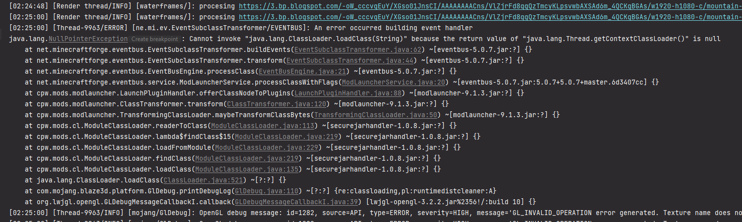Error Loading Class Using Contextclassloader From Native Threads No 