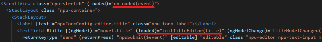 Loaded event before ngOnInit · Issue #1123 · NativeScript/nativescript-angular · GitHub