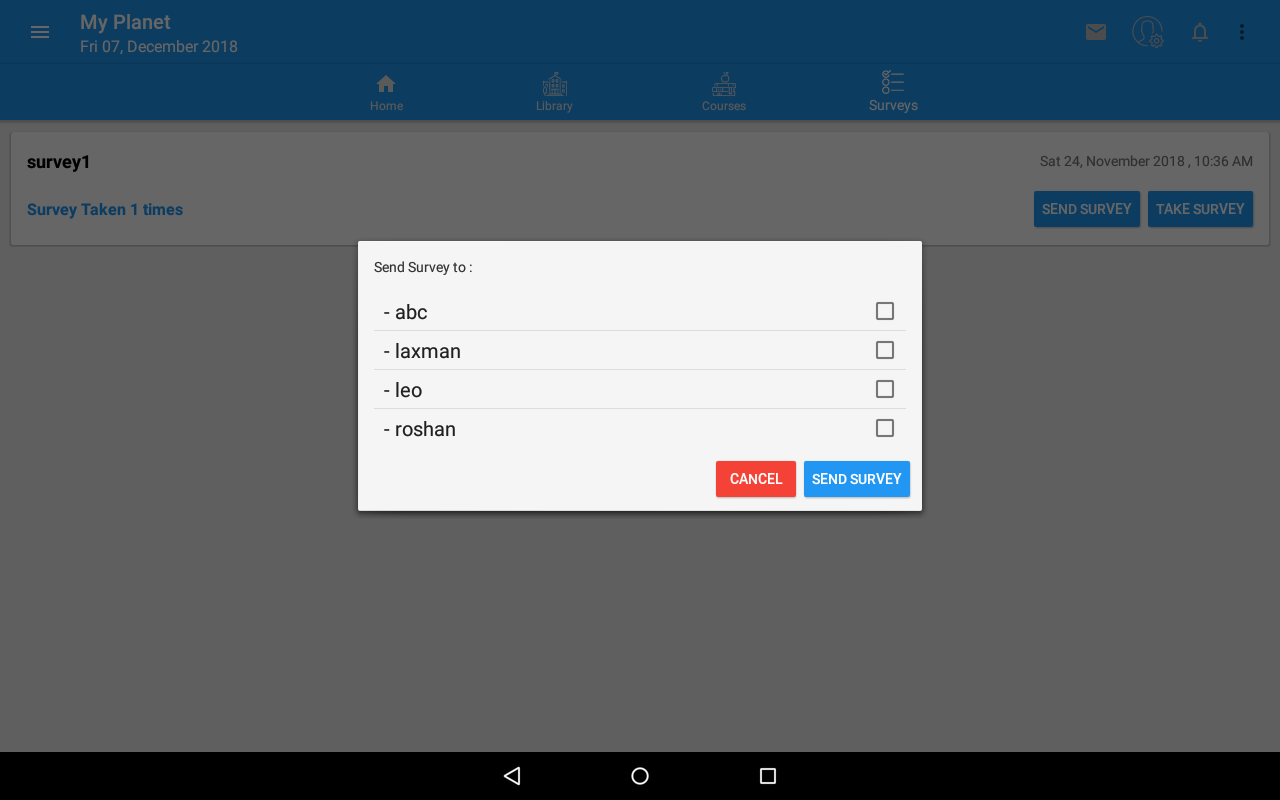 Survey send · Issue #408 · open-learning-exchange/myplanet · GitHub