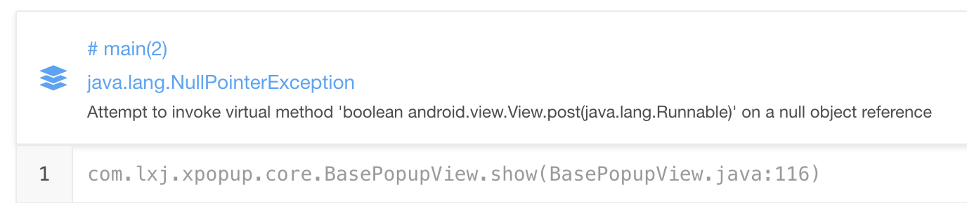 Java Lang Nullpointerexception Attempt To Invoke Virtual Method Boolean Android View View Post