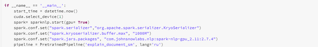 Spark-nlp not utilizing GPU · Issue #2339 · JohnSnowLabs/spark-nlp · GitHub