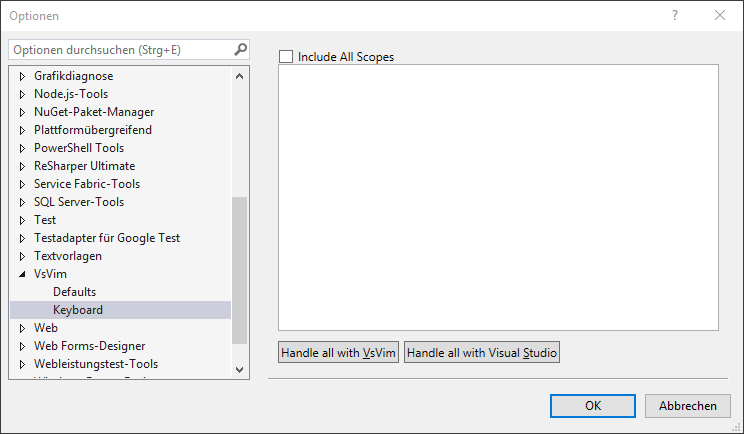 Conflicting Keybinding Issues Options Panel Is Empty · Issue 2434 · Vsvimvsvim · Github 