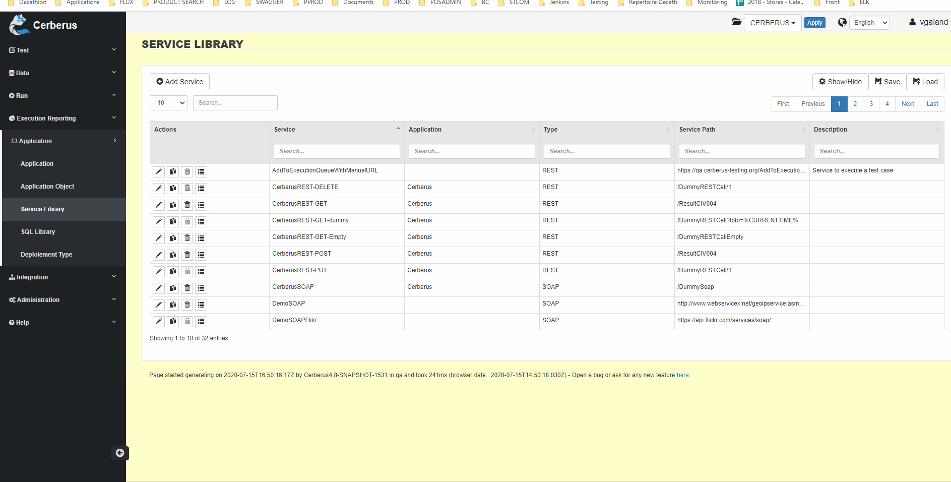 Service Not Found From Readappservice · Issue 2147 · Cerberustesting 