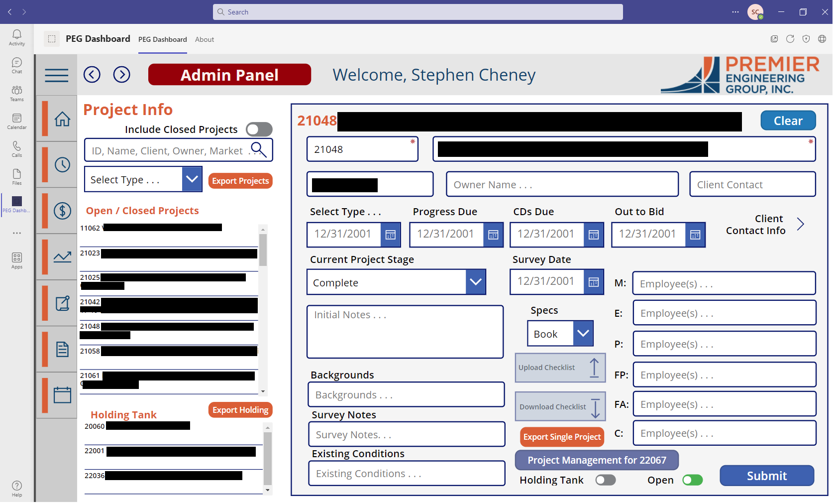 GitHub - Steve-Cheney/Project-Management-Dashboard: A Project ...