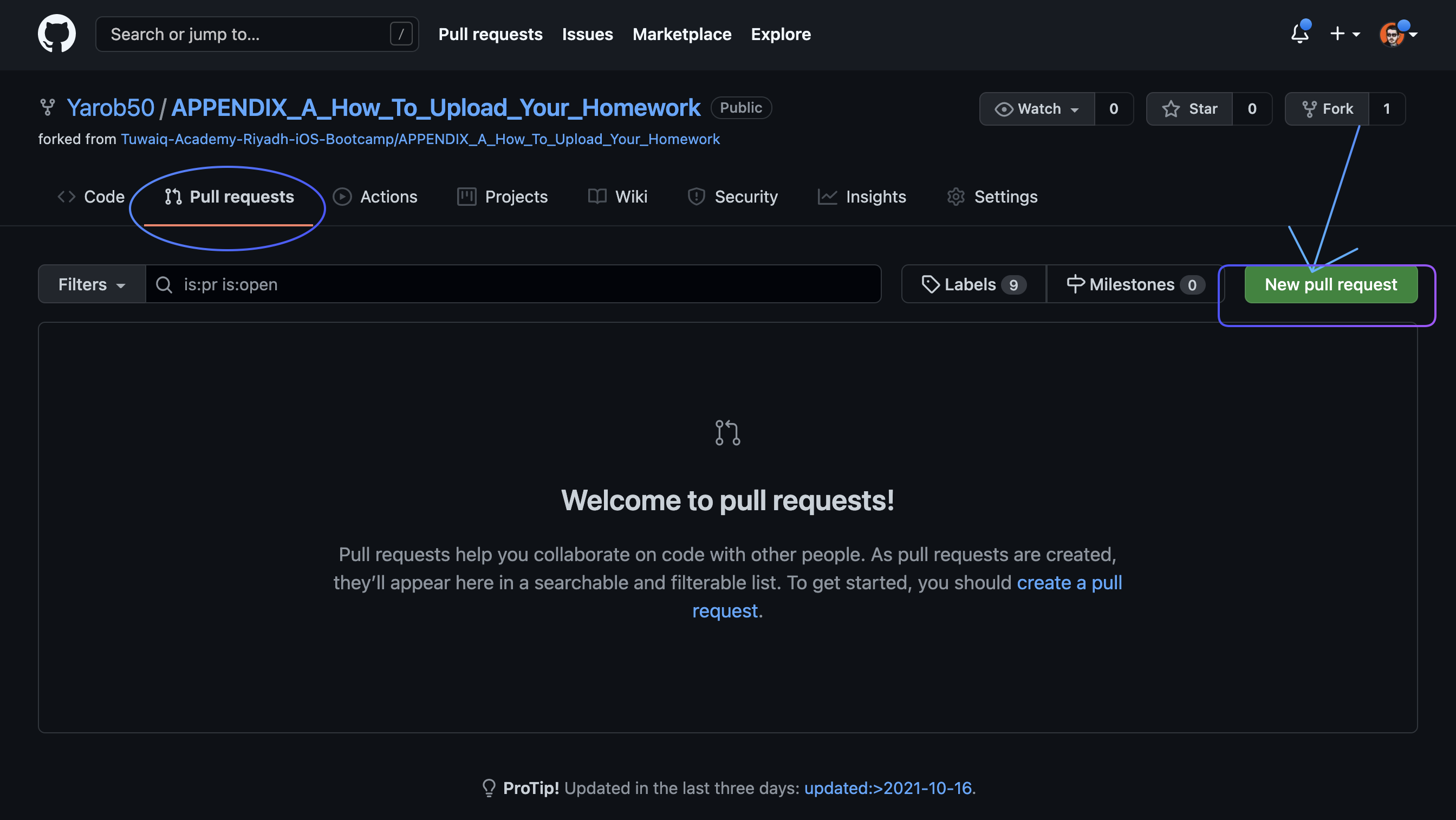 GitHub - Tuwaiq-Academy-Riyadh-iOS-Bootcamp/APPENDIX_A_How_To_Upload_Your_Homework