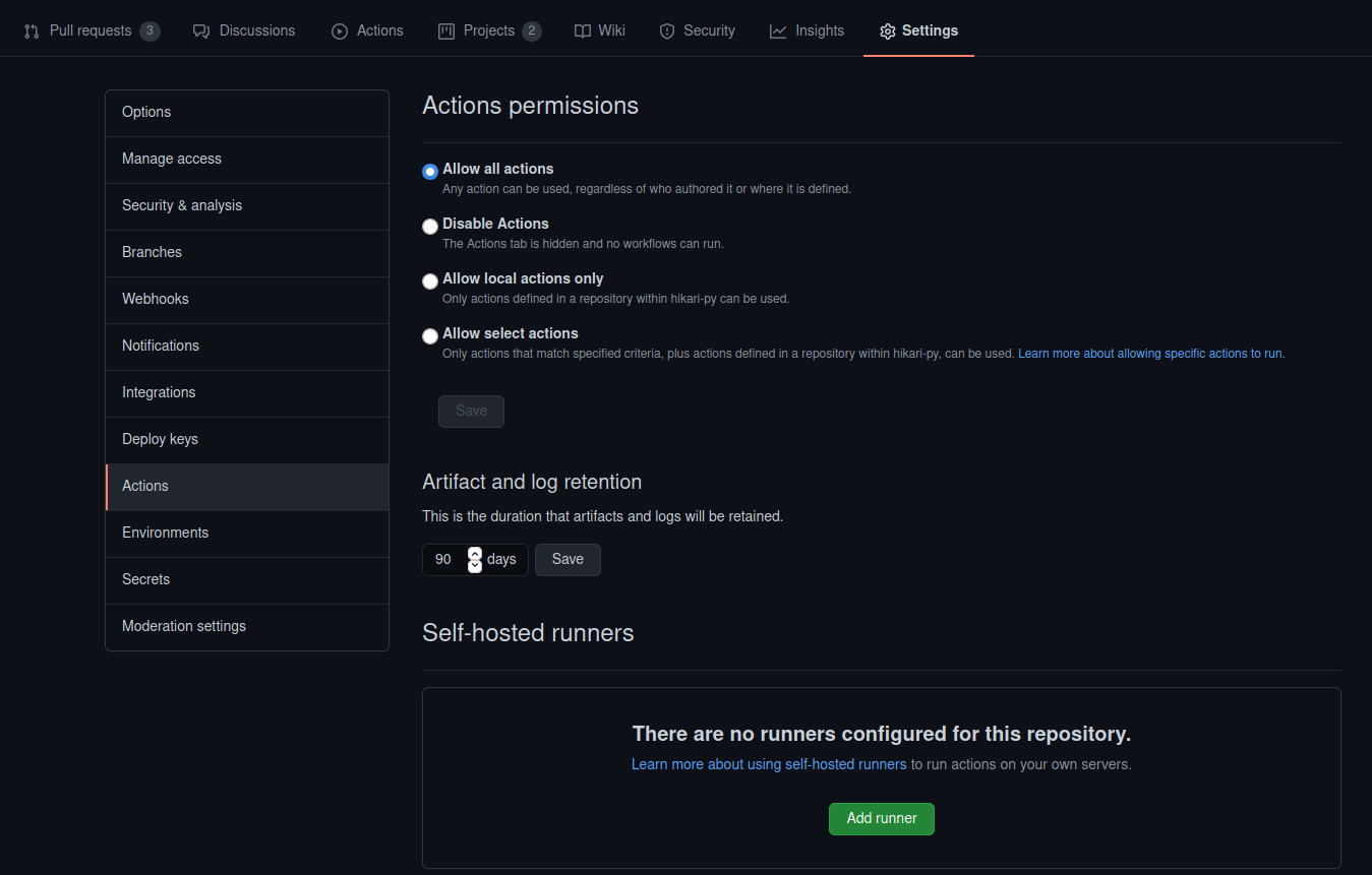 Switch to github actions by davfsa · Pull Request #3943 · cython/cython · GitHub