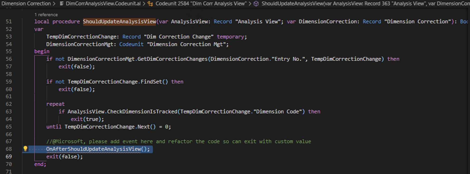 [Event Request] codeunit 2584 "Dim Corr Analysis View" - OnAfterShouldUpdateAnalysisView · Issue ...
