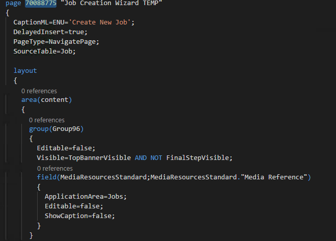 Lables for groups are shown in page · Issue #543 · microsoft/AL · GitHub