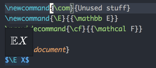 \newcommand* breaks mathjax preview · Issue #1823 · James-Yu/LaTeX-Workshop · GitHub