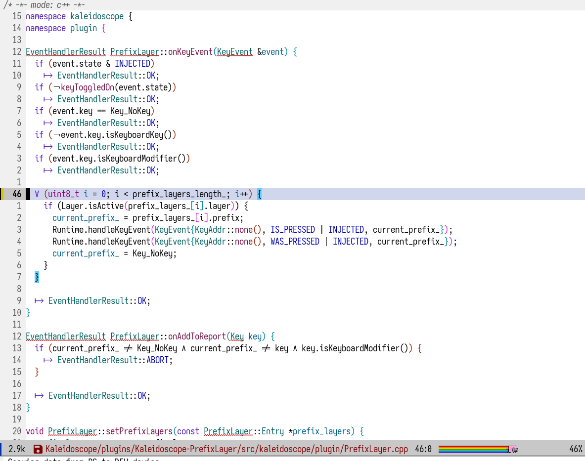 PrefixLayer does not work with more than one prefix layer. · Issue #1324 · keyboardio ...