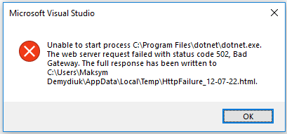 HTTP Error 502.5 because of specific folder name · Issue #4076 · dotnet/aspnetcore · GitHub