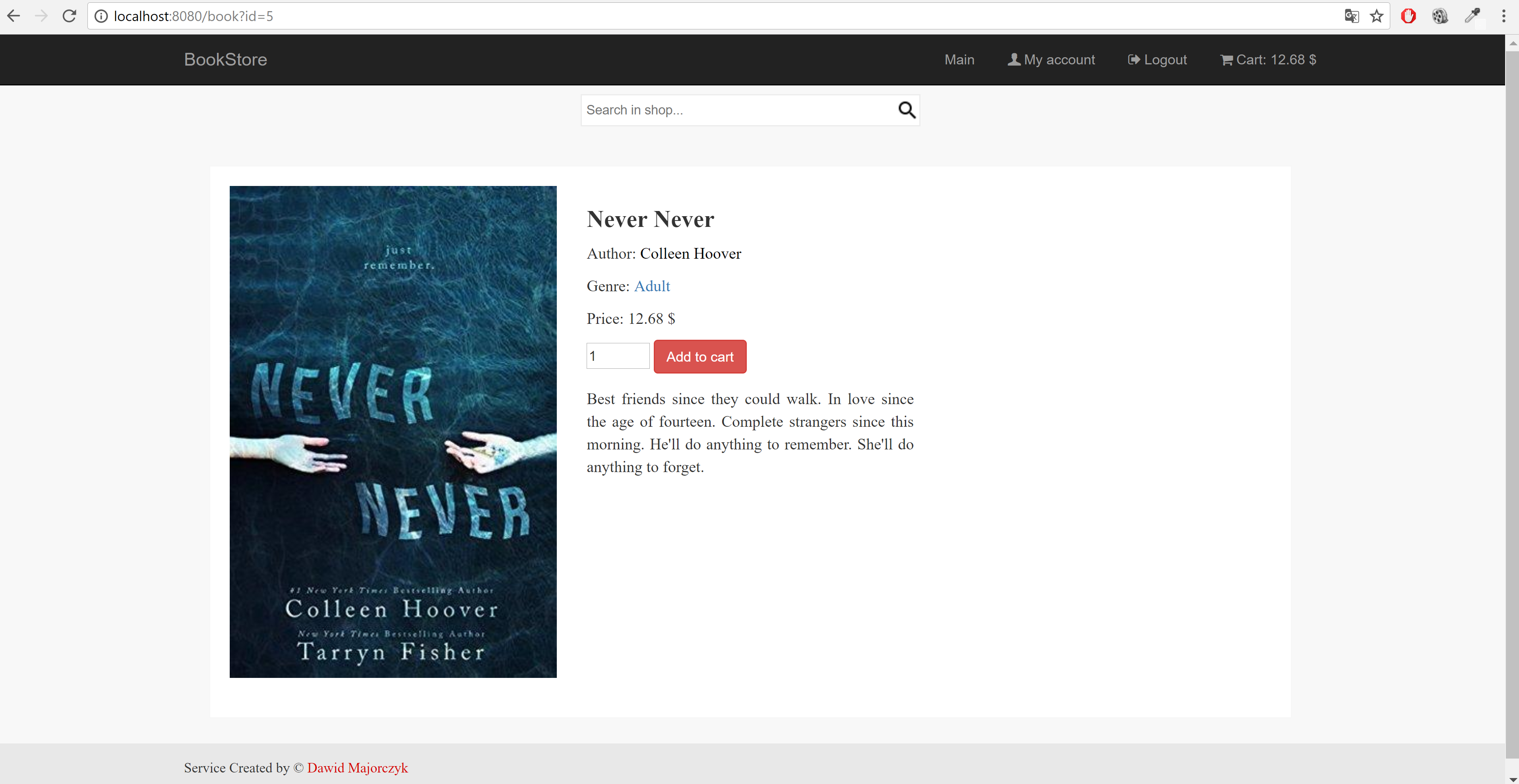 GitHub - deiw/BookStore: Shop online with books