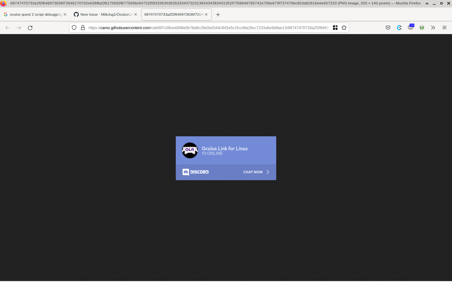 Readme discord server image does not link to the server · Issue #24 ...