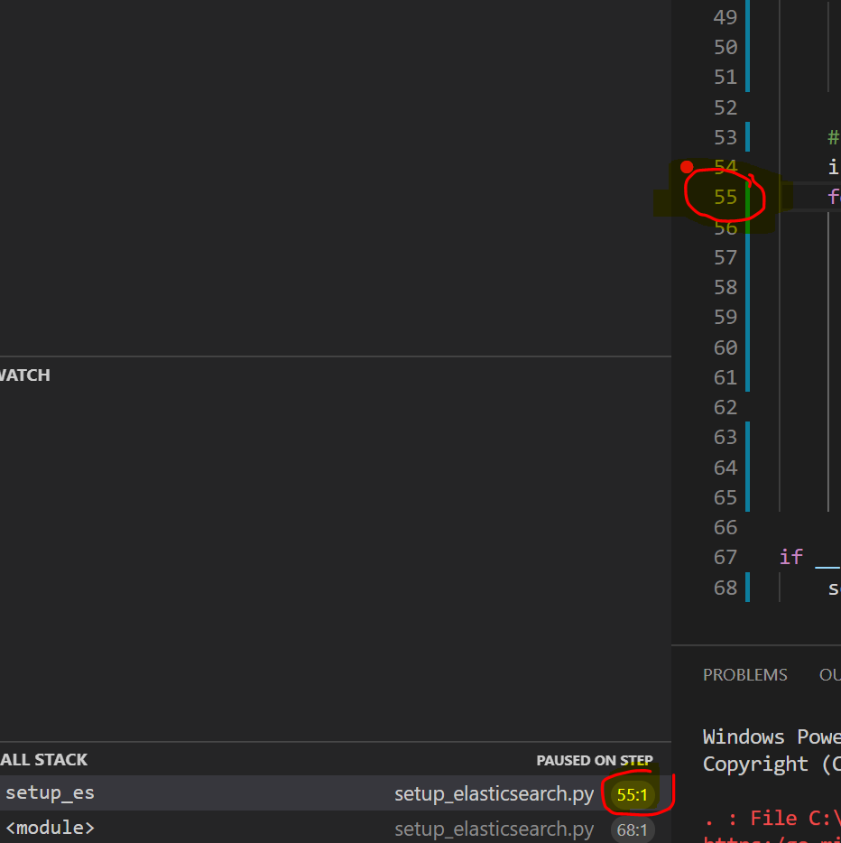 debugger does not show line · Issue #101531 · microsoft/vscode · GitHub