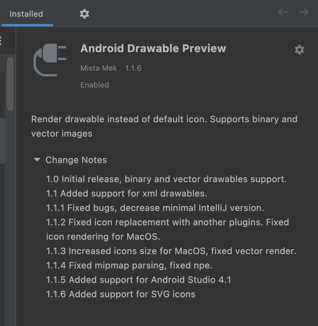 Incompatible with Android Studio Electric Eel 2022.1.1 · Issue #17 · mistamek/Android-drawable ...