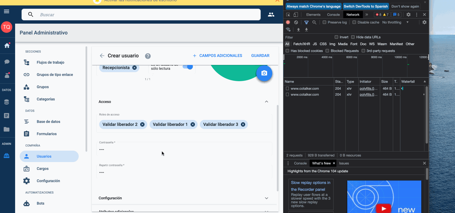 Bug report: Botón cancel de popup seleccionar plantilla user redirecciona a crear user · Issue ...