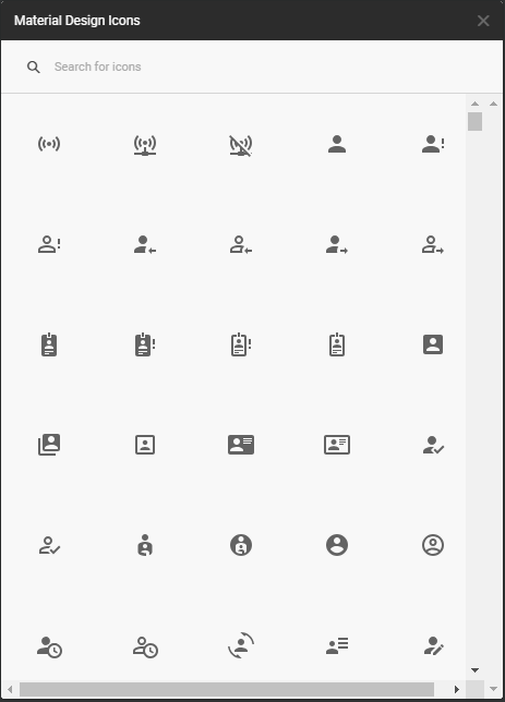 Double Scrollbars Showing On Windows · Issue 1 · Cdesfigma Plus Material Design Icons · Github