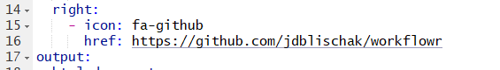 GitHub icon link issue · Issue #90 · workflowr/workflowr · GitHub