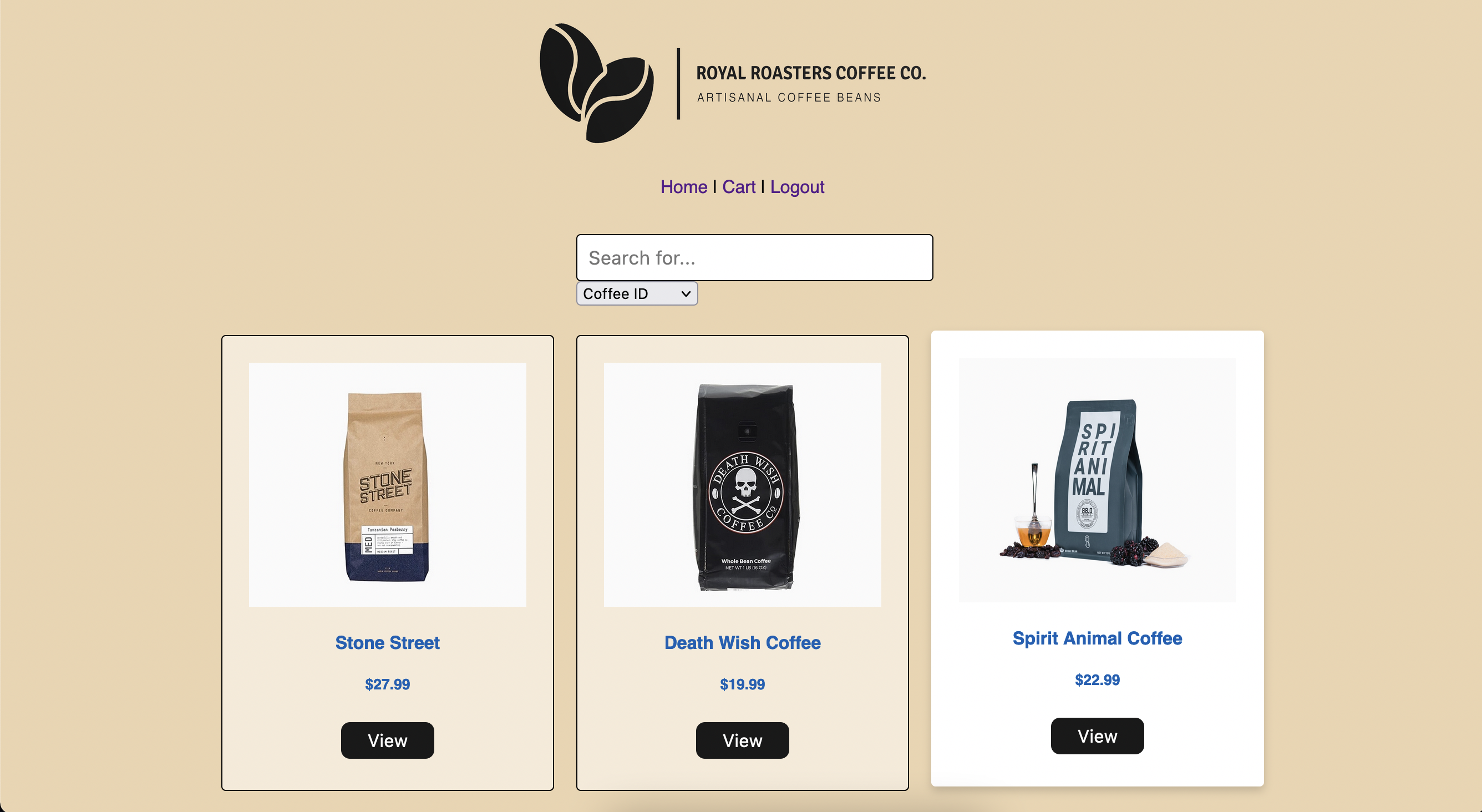 GitHub - gelber-castillo/Ecommerce-Royal-Roasters-Coffee-Co