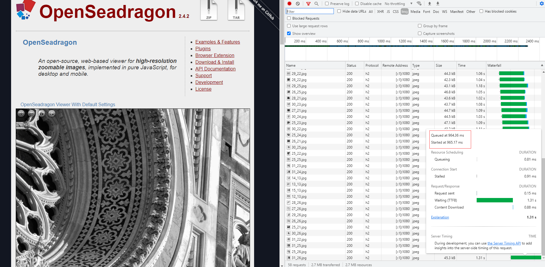 Tile loading not a concurrent request · Issue #2014 · openseadragon/openseadragon · GitHub