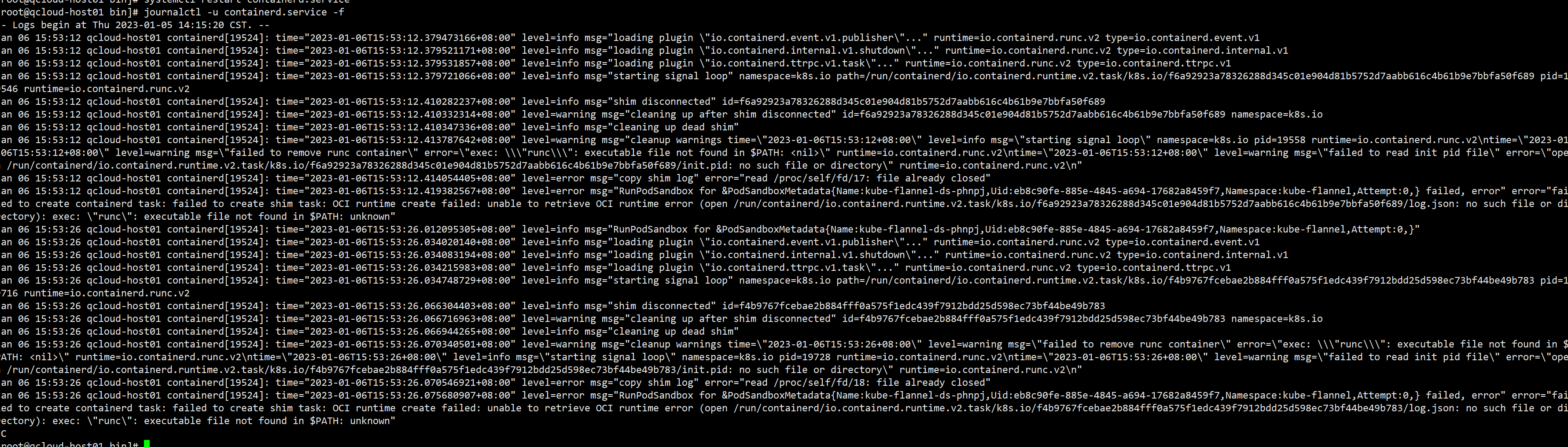 There Are Some Problems When Running The Deployment · Issue 7930 · Containerd Containerd · Github