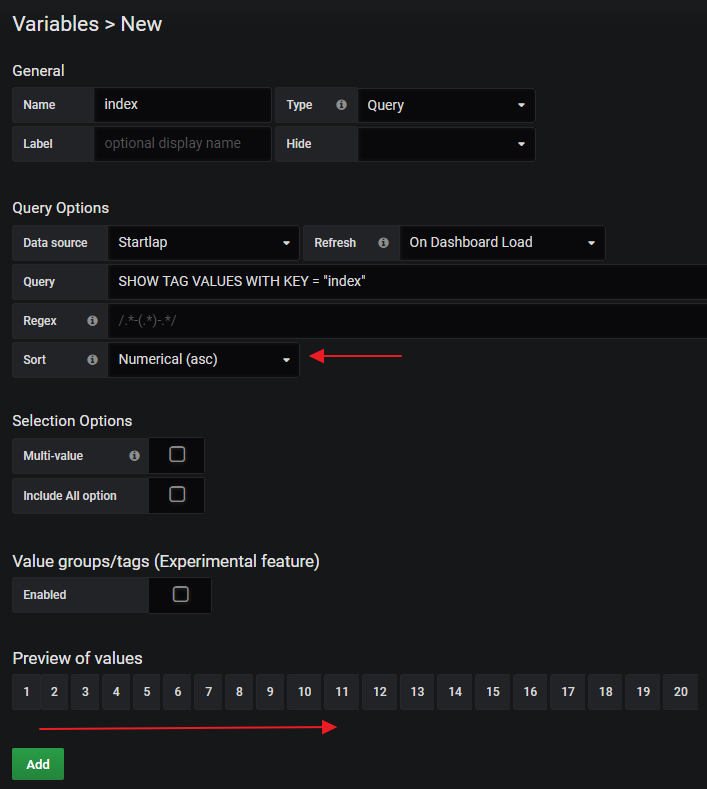 Number order problem with InfluxDB · Issue #12193 · grafana/grafana · GitHub