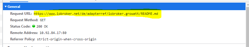 The Growatt Adapter readme is no longer displayed · Issue #1320 · ioBroker/ioBroker.admin · GitHub