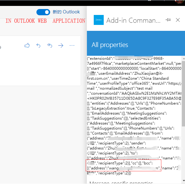 Office.context.mailbox.item get bcc is null bug · Issue #321 · OfficeDev/office-js · GitHub