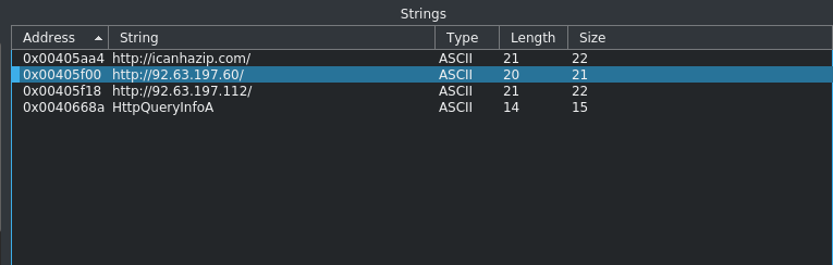 Enable X-refs in Strings panel and X-refs can not find strings · Issue #801 · rizinorg/cutter ...