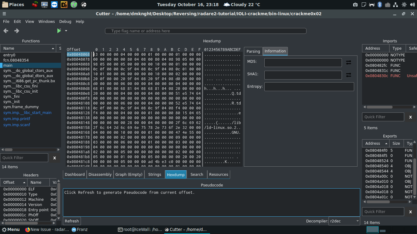 Add Vertical scrollbar to Hex Panel · Issue #839 · rizinorg/cutter · GitHub