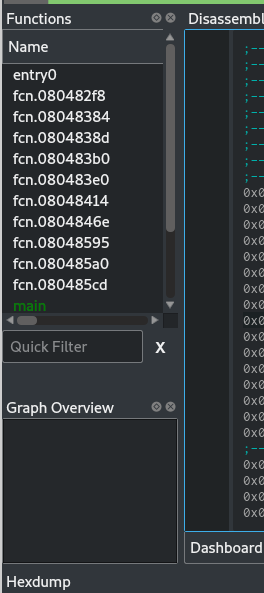 Inefficient screen-space usage in Cutter · Issue #1923 · rizinorg/cutter · GitHub