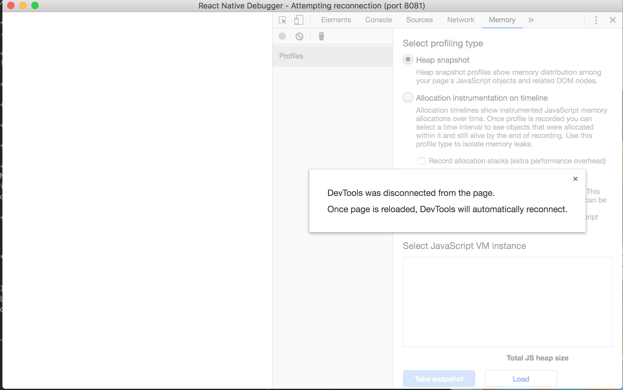 0.10.0 not connecting after macos 10.14.6 upgrade · Issue #404 · jhen0409/react-native-debugger ...
