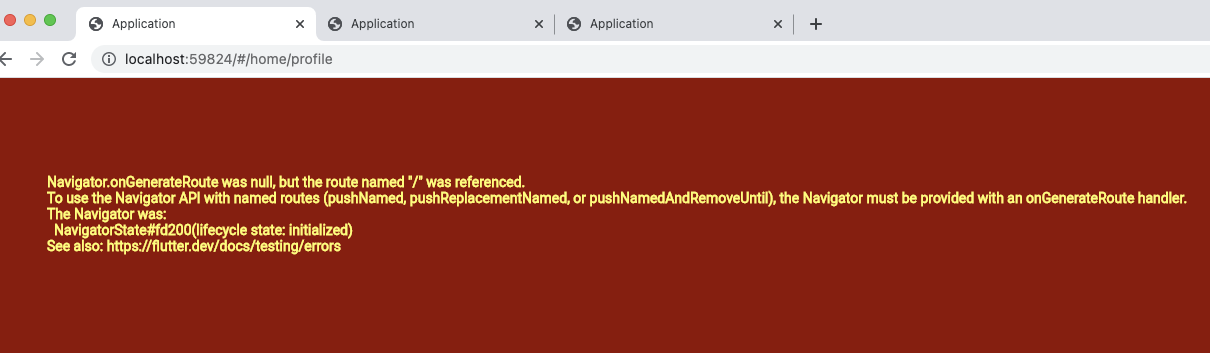 example_nav2 on web. Navigator.onGenerateRoute was null · Issue #1514 · jonataslaw/getx · GitHub