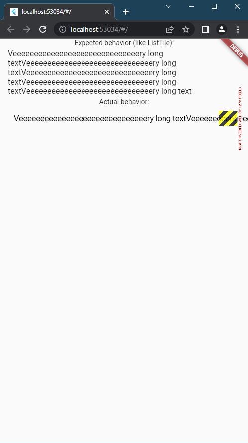`CupertinoListTile` overflow error · Issue #108910 · flutter/flutter ...