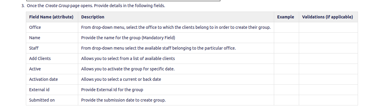 Groups: Create Group page · Issue #212 · openMF/web-app · GitHub
