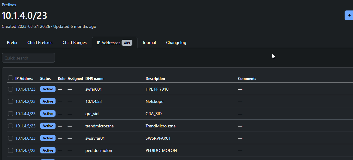 Available IP address not appears on Prefix IP Addresses Menu · Issue #13913 · netbox-community ...