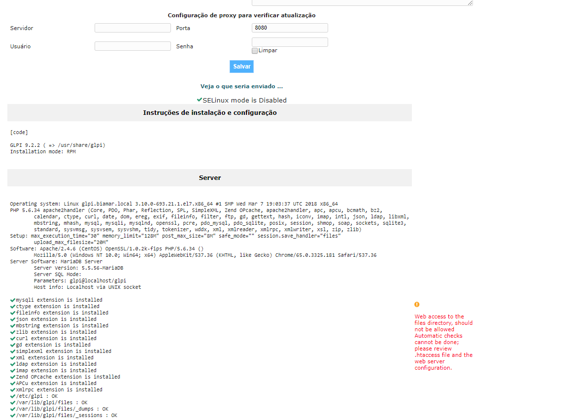 Warning Web Access To The Files With · Issue 3760 · Glpi Projectglpi · Github