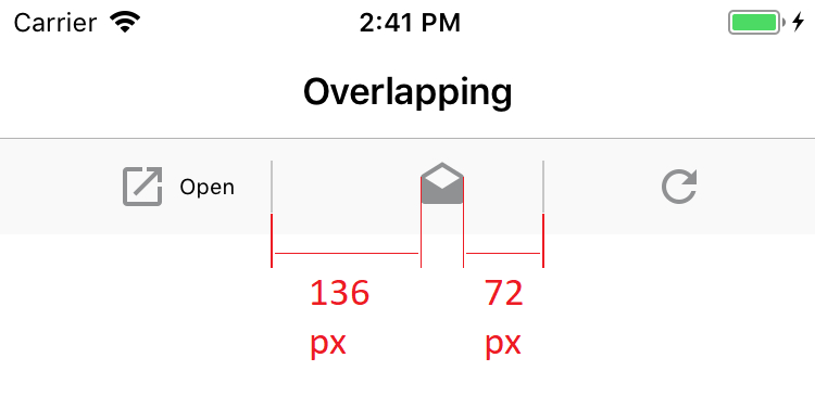 [iOS] Secondary Toolbar Items are not centered · Issue #3457 · xamarin/Xamarin.Forms · GitHub